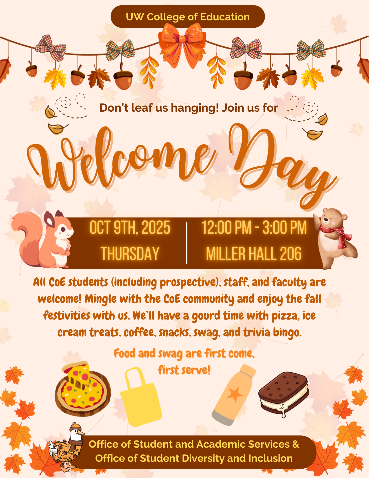 OSAS & OSDI Welcome Day 2025 | UW College of Education